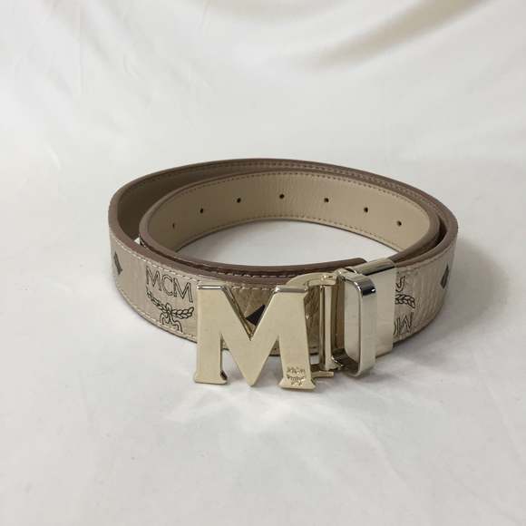 MCM | Accessories | Mcm Brand New Gold Reversible And Resizable Belt ...